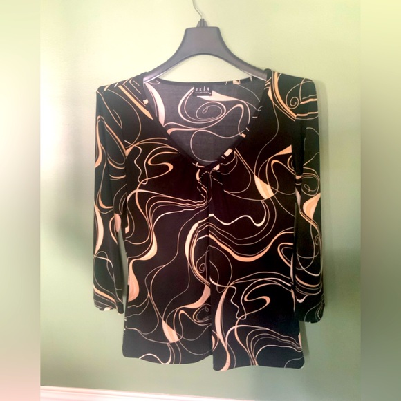 Jkla | Tops | J K L A California Polyspandex Top Sz L | Poshmark